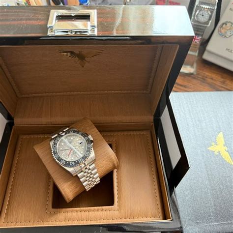 Meteriod Gmt Mod Watch Powered By Seiko Nh34 Automatic Movement Watchcharts Marketplace