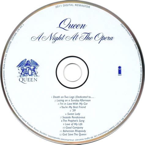 Queen A Night At The Opera Album Gallery
