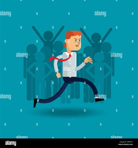 Businessman Running Icon Stock Vector Image And Art Alamy