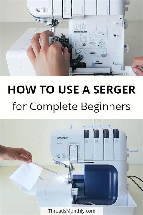 How To Thread Use A Serger Overlocker Sewing Machine Tips For Complete Beginners Artofit