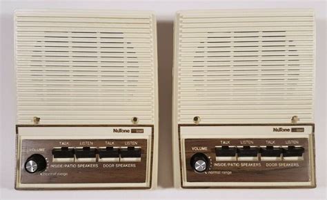 Vintage NuTone Home Intercom Speakers