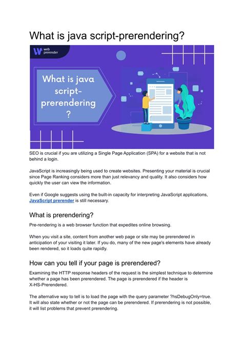 Ppt What Is Java Script Prerendering Powerpoint Presentation Free