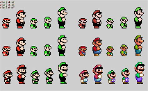 10x Smw Mario Styled Smas Smb3 Luigi By Abbysek On Deviantart