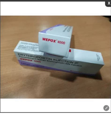 We Pox Injection 4000 Iu Non Prescription At ₹ 420 Piece In Kolkata Id 2851448904662