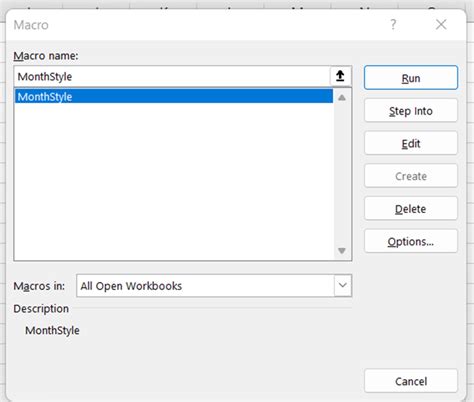Macro In Excel Programming