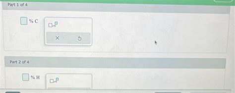 Solved What Is The Mass Of Each Element In The Structure