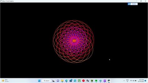 python turtle graphics draw an optical illusion using python
