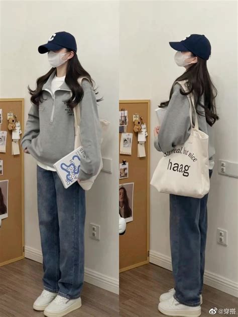 Pin By Mintmint Tang On China Fashion Style Winter Fashion Outfits Casual Korean Casual