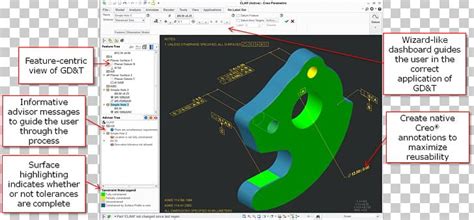 Geometric Dimensioning And Tolerancing Ptc Creo Creo Elementspro