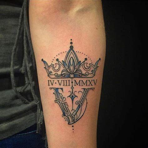 50 Tattoos Von Kronen Von Königen Und Prinzessinen