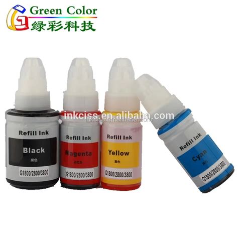 Printing Ink Suitable For Canon PIXMA G3400 G2400 G1400 Bottle Dye Ink Alibaba Com