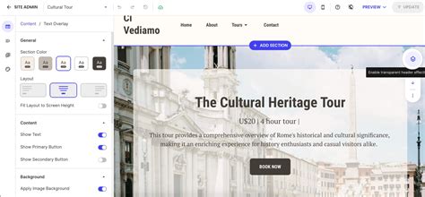 How To Make The Header Transparent SiteGround KB