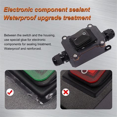 Snapklik Com Weideer IP67 Waterproof Inline Cord Switch ON OFF 20A 250V 16A 125V Inline Power