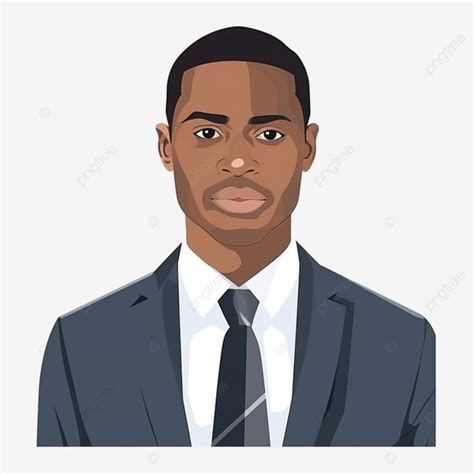아프리카계 미국인 남자의 아바타 직업 평면 초상화 마피아 사람 얼굴 Png 일러스트 및 이미지 에 대한 무료 다운로드