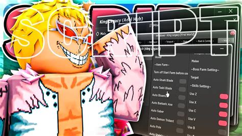 CELL PC King Legacy SCRIPT HACK MELHOR Auto Farm Farm Fruits E MAIS YouTube