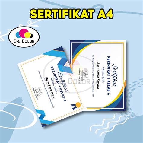 Print A Quality Custom Award Certificates Shopee Philippines