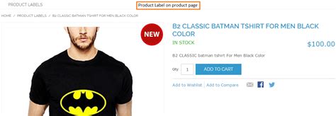 Product Labels On Frontend Support Portal For Magento Extensions Services