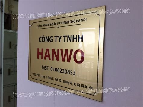 BiỂn BẢng HiỆu TÊn CÔng Ty Mica CỰc ĐẸp Đa DẠng MẪu MÃ