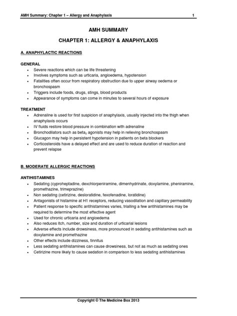 Amh Summary 2019 İn One File Pdf Fentanyl Penicillin