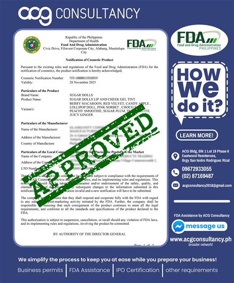 Acg Consultancy Guides Fda Assistance By Acg Consultancy