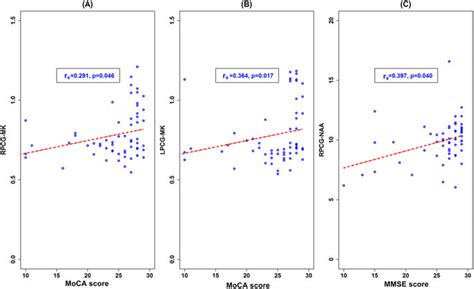 Correlations Between Imaging Metrics And Cognitive Function Scores Download Scientific