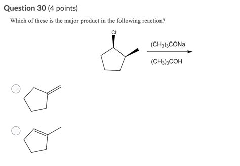 Solved Question 30 4 Points Which Of These Is The Major