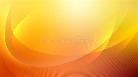Warm Abstract Gradient Background With Soft Waves Stock Vector Illustration Of Energy Yellow