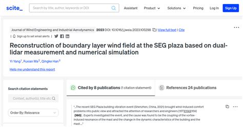 Reconstruction Of Boundary Layer Wind Field At The Seg Plaza Based On