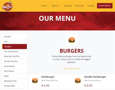 Easy Menu Management For Restaurant Websites Marketpath Cms Features
