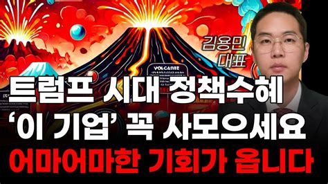 주식 트럼프 시대 정책수혜 이 기업 꼭 사모으세요 어마어마한 기회가 옵니다 미국주식 트럼프 주식 머스크 관련주