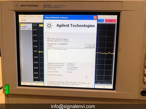 Agilent Keysight N5230a 145 1e1 014 13 5 Ghz Vector Network Analyzer Pna L Ebay