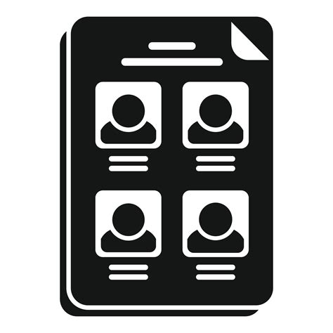 Client Datasheet Icon Simple Vector Data Crm 15152336 Vector Art At Vecteezy