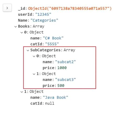 MongoDB C Insert Elements Into A Nested Array TheCodeBuzz