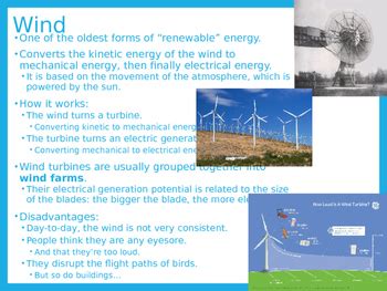 Environmental Science Lecture Notes Renewable Energy By Science Land