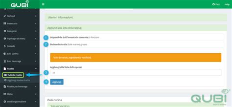Come Creare Le Ricette Con Qubì Qubì Software Tutorial