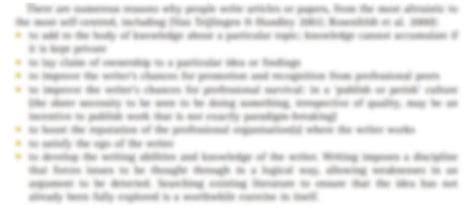 Bullet Point Lists Versus Paragraphs Writing Clear Science