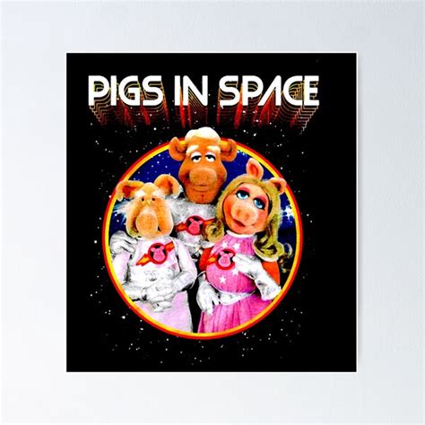 The Muppets Pigs In Space Soft Fitted 301 The Muppet Show Poster For