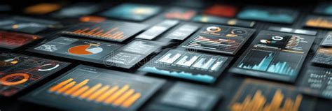 Marketing Dashboard Displaying Key Metrics And Analytics In A Dynamic