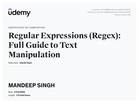 Mandeep Singh On Linkedin Learned How To Manipulate Data Using Regular