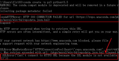 Fix Conda Sslerror Can T Connect To Https Because The Ssl Module