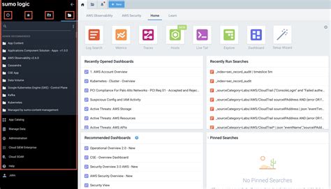 Tour The Sumo Logic Classic Ui Sumo Logic Docs