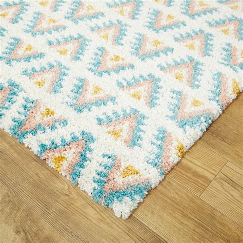 Hadley Geometric Chevron Stripe Shag Area Rug Overstock 30105346