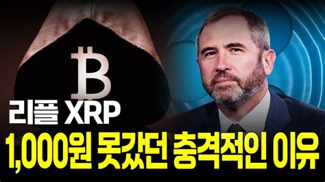 리플 전망 리플 Xrp 천원 못 갔던 충격적인 이유 리플 Ceo 리플소송 리플합의 리플코인 Xrp 코인밈