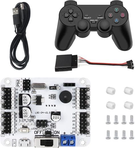 Pwm Controlador De Módulo De Placa De Servomotor Con Controlador Usb Ps2