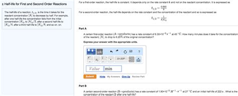 Solved Chemistry Questionskinetics Please Answer