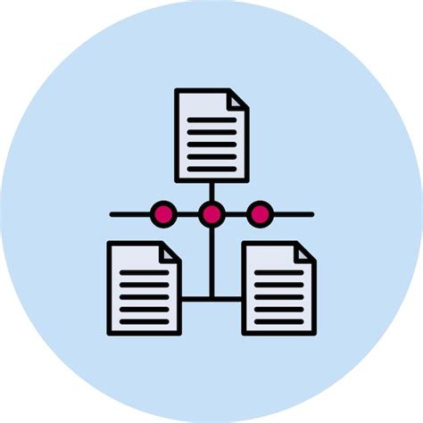 Premium Vector Linked Data Flat Illustration