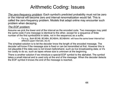 23 Unit Ii Text Compression A Outline Compression Techniques Run Length Codingppt