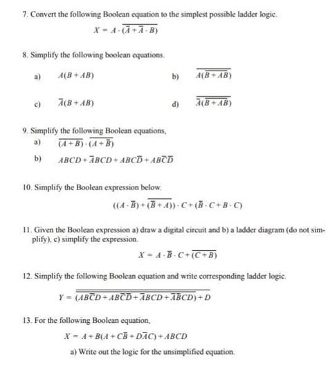 Solved Convert The Following Boolean Equation To The Chegg
