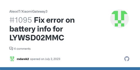 fix error on battery info for lywsd02mmc · issue 1095 · alexxit