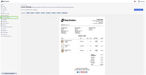 how to display the payment method choice of my customers on my invoices